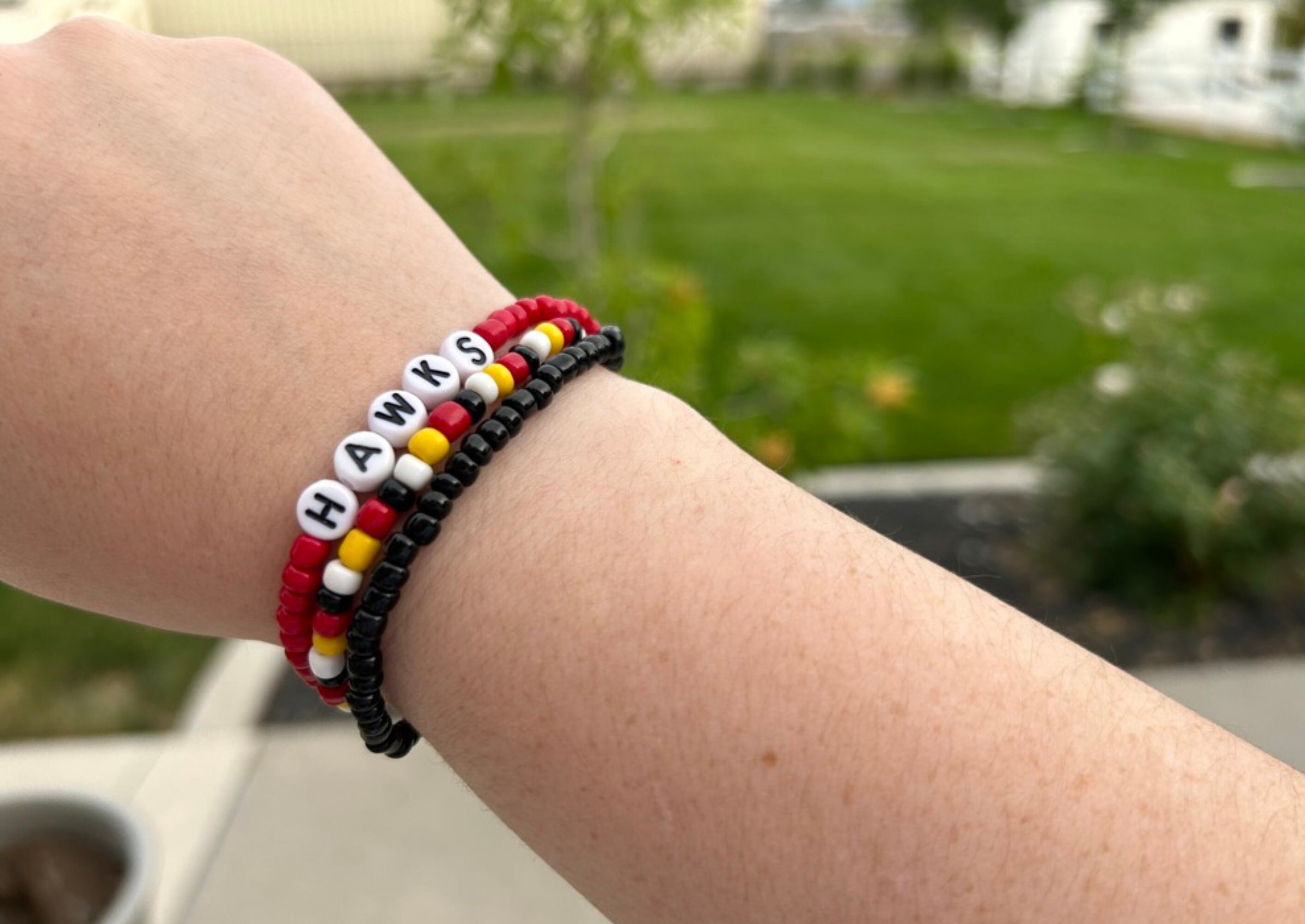 Atlanta Hawks Bracelet Basketball Bracelet Hawks Basketball Sports Team ...