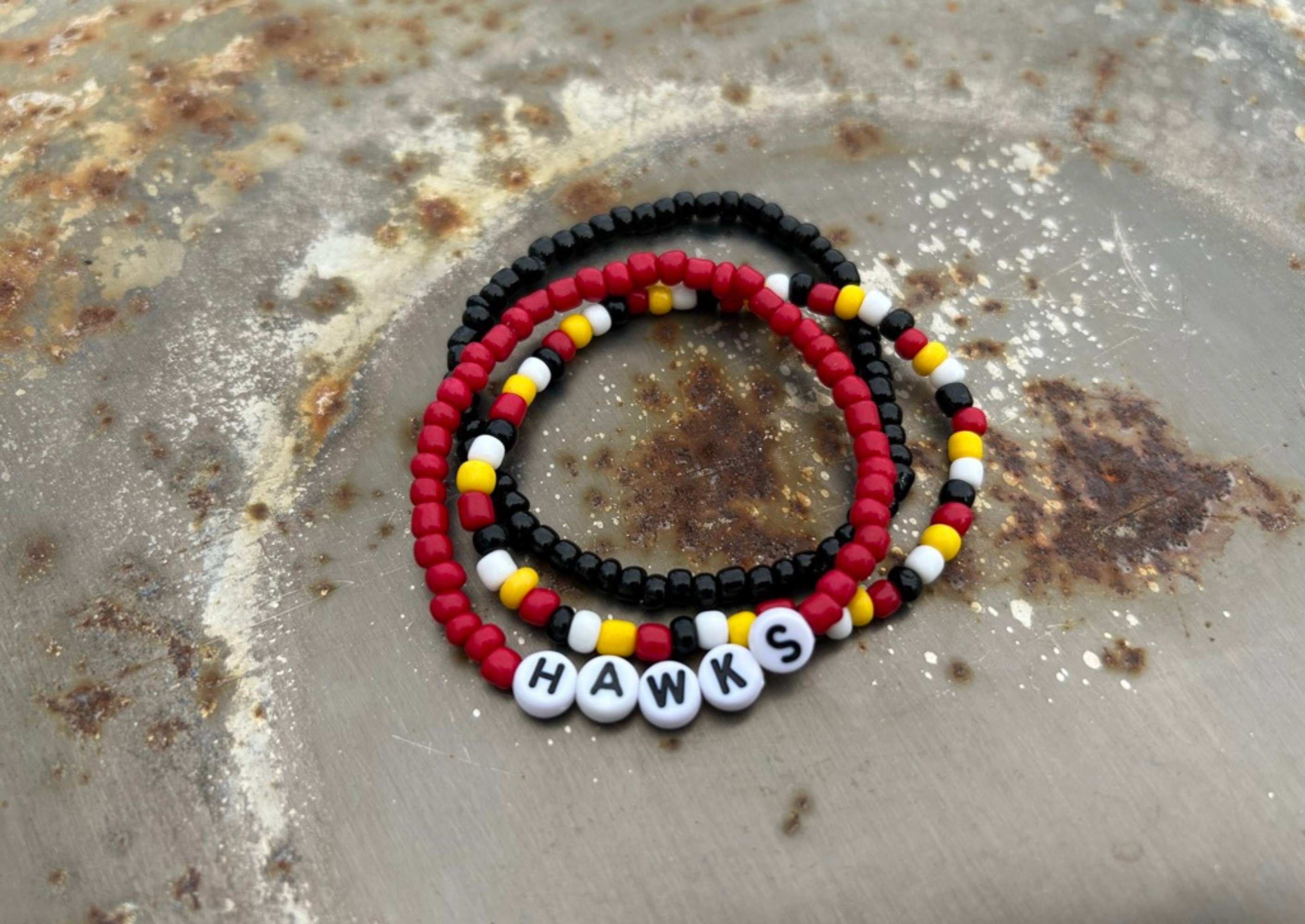 Atlanta Hawks Bracelet Basketball Bracelet Hawks Basketball Sports Team ...