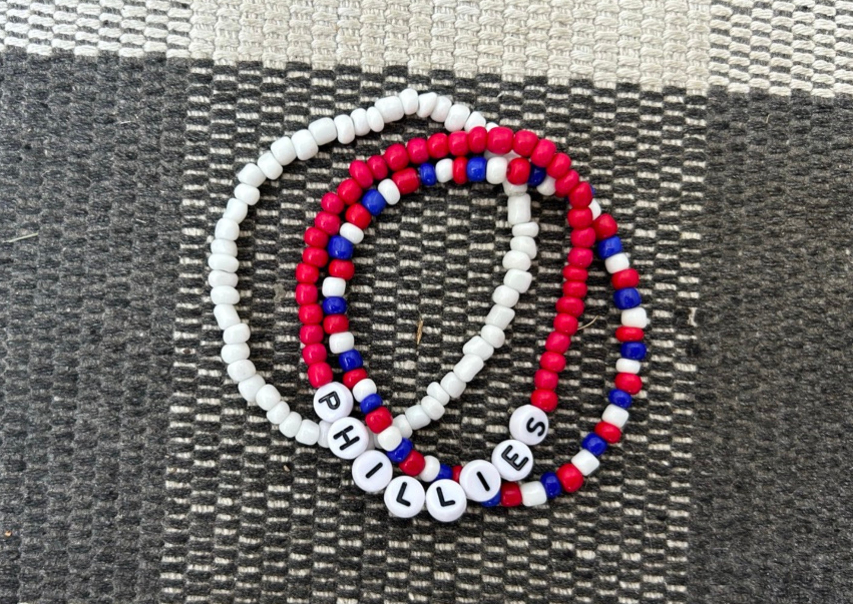 Philadelphia Phillies Bracelet | Baseball Bracelet | Phillies Baseball ...