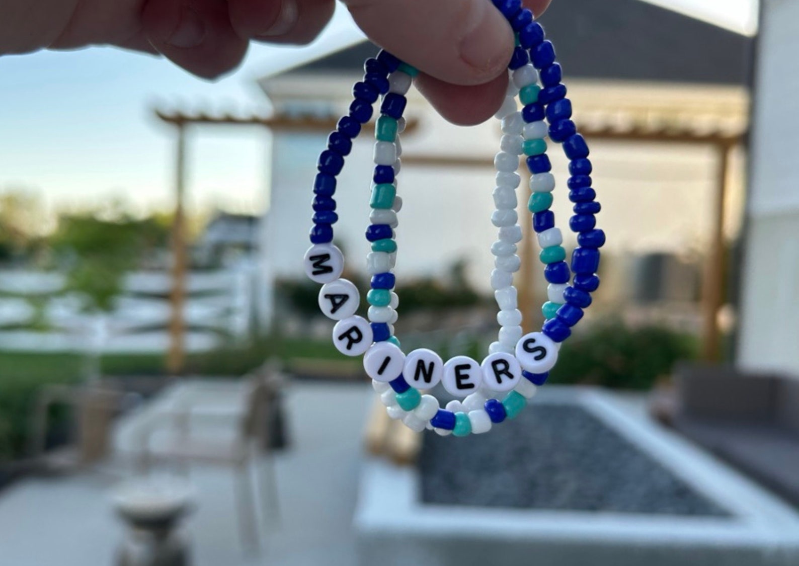 Seattle Mariners Bracelet | Baseball Bracelet | Mariners Baseball ...
