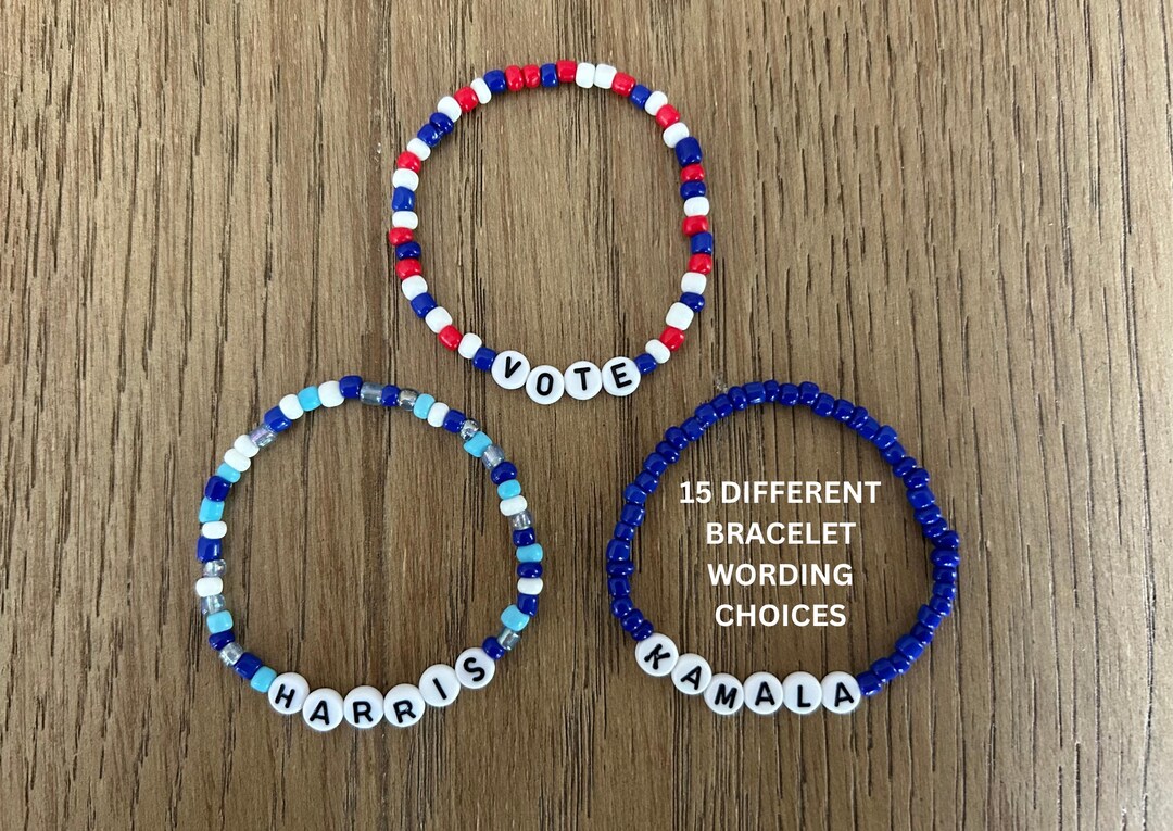 Vote Kamala Harris 2024 | Kamala Harris Bracelet | Kamala for President ...