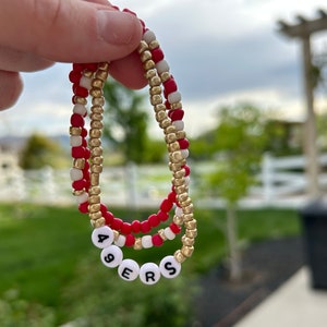 San Francisco 49ers Bracelet | Football Bracelet | 49ers Football ...