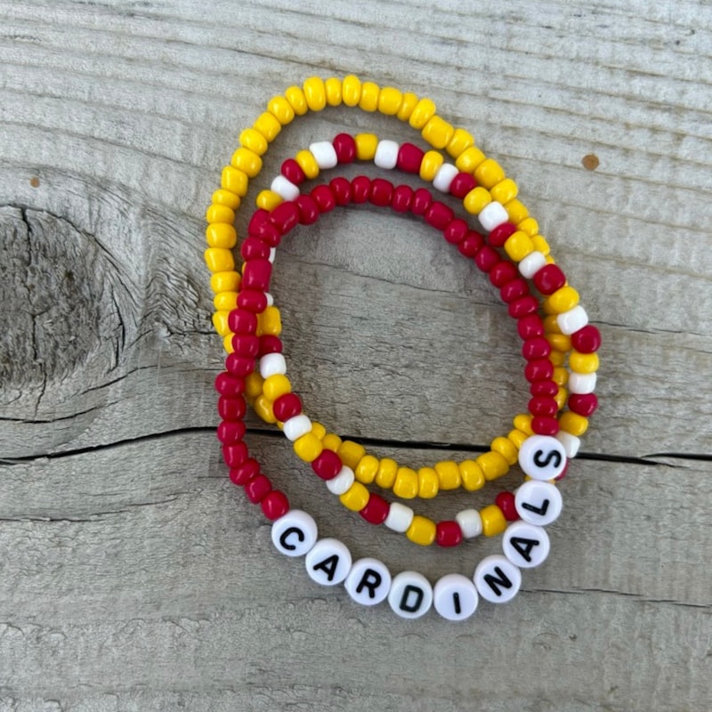 Cardinal Bead - Etsy