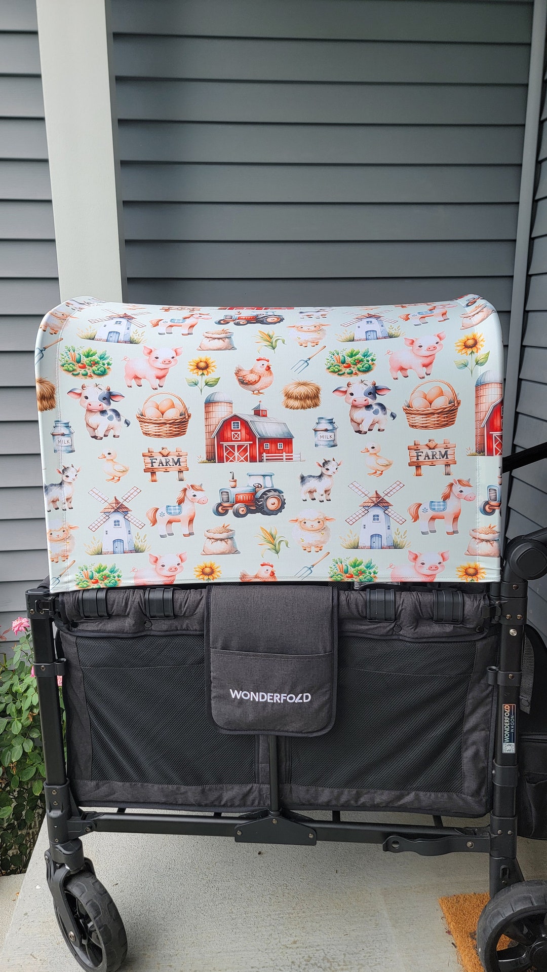 Farm Animals Smiley Wonderfold/joymor/rainbow Baby Canopy And/or Seat ...