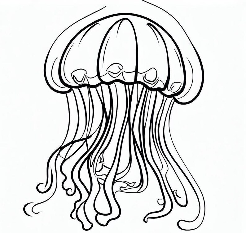 Ocean Wonders: A Whimsical Coloring Pages Journey for - Etsy