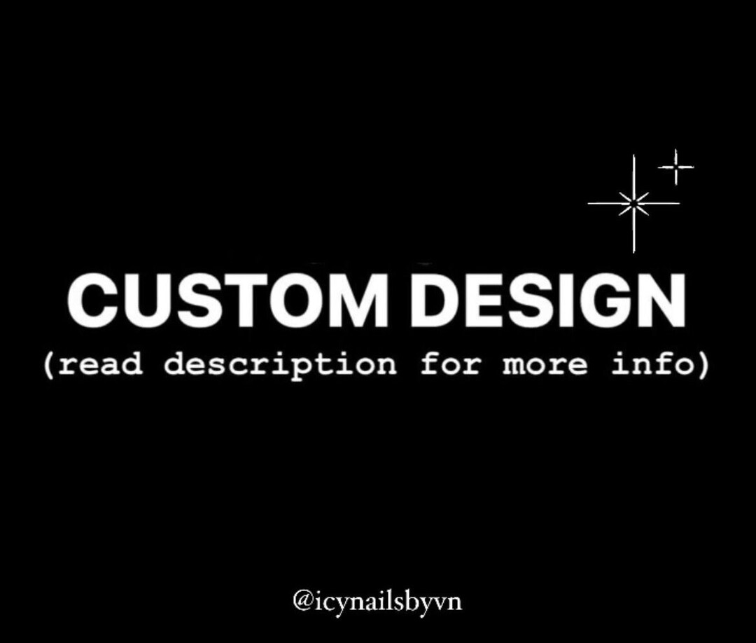 CUSTOM DESIGN / Press on Nails - Etsy