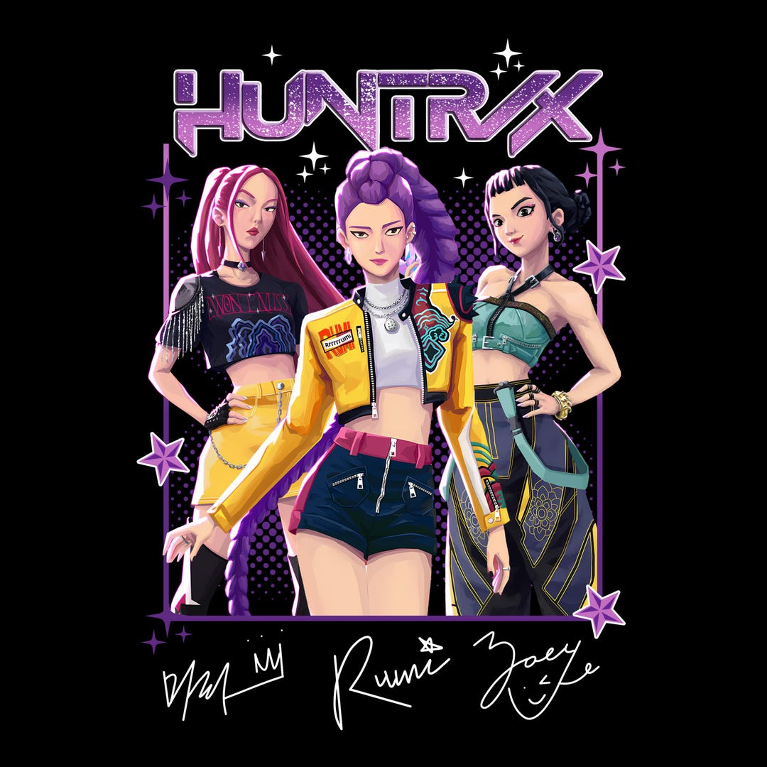Kpop Huntrix PNG | Mira Rumi Zoe | Kpop Demon Hunter Saja Girls | Rumi ...