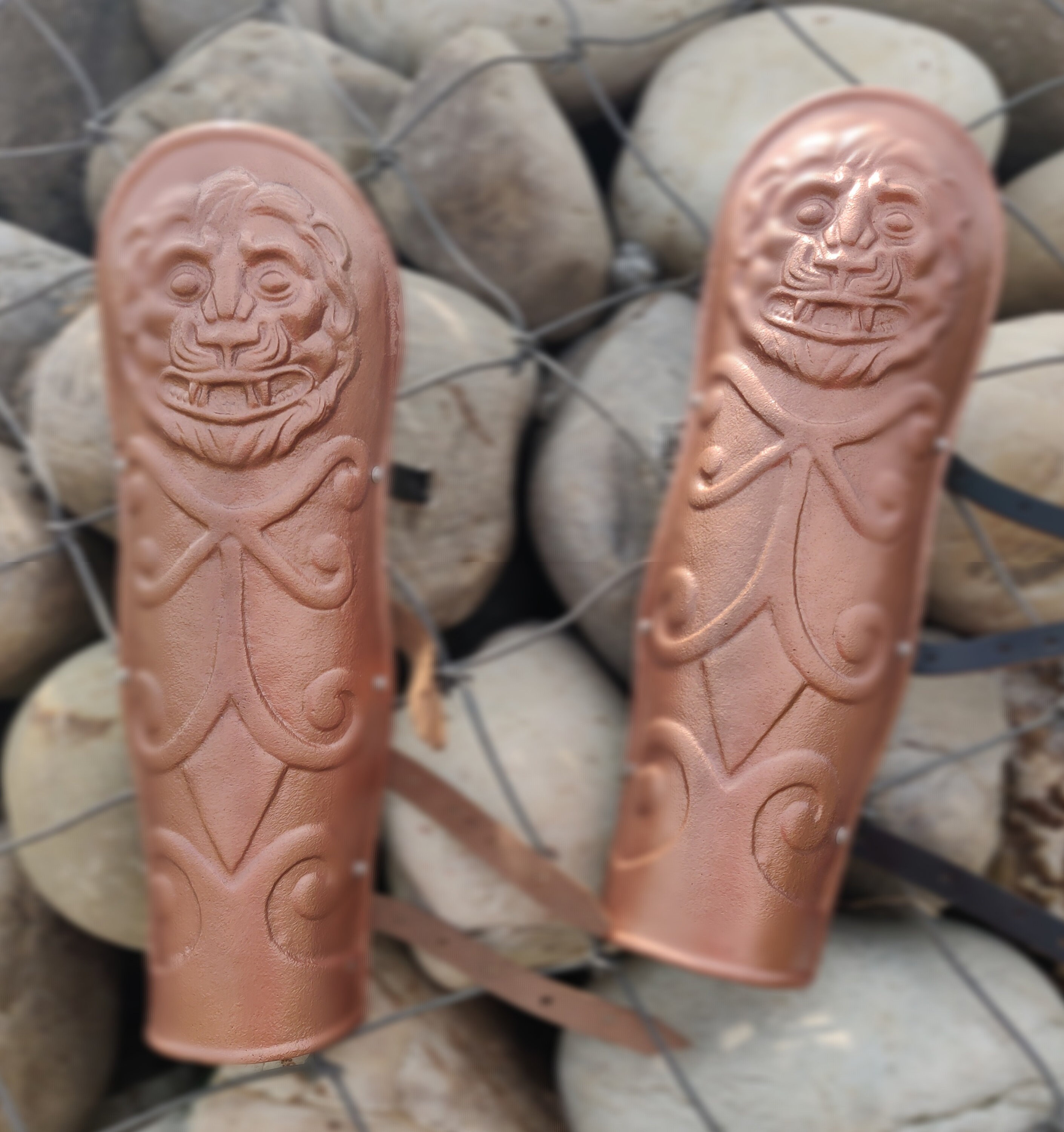 Fantasy Lion Antique Leg Pair | Medieval Copper Antique Lion Legs ...