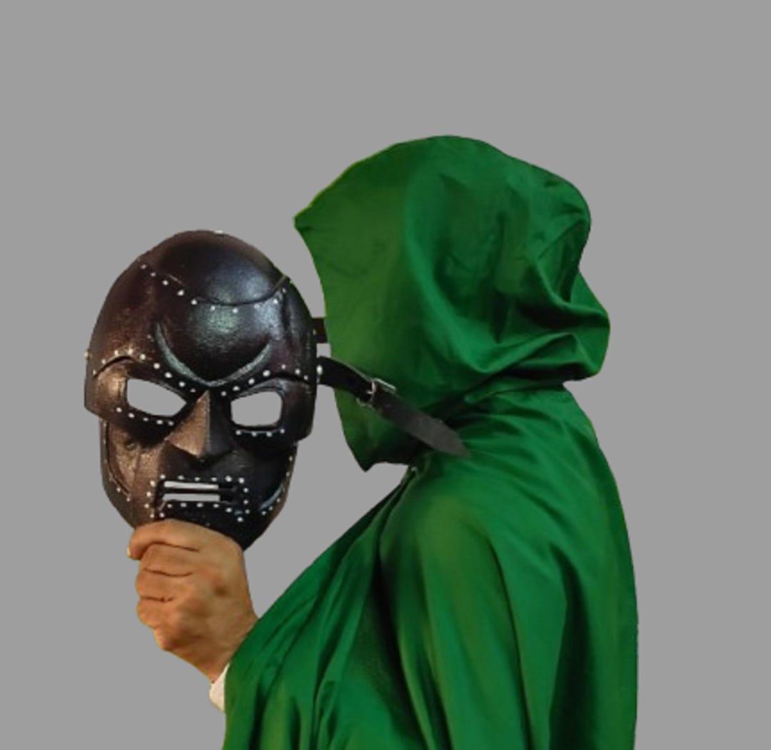 Mad-villian Antique Face Mask | MF Doom Face Armor | Handmade ...