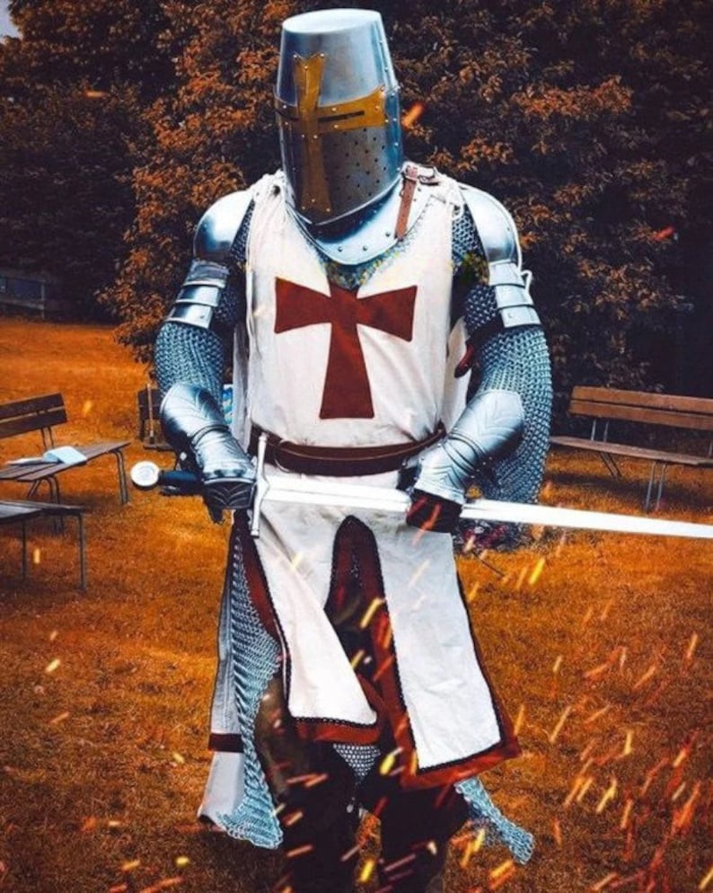 Medieval Templar Armor - Antique Warrior Templar Armor - Fully ...