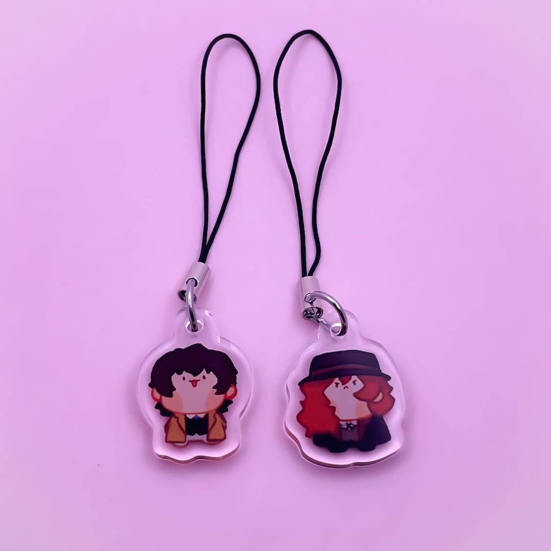 1" Miniature Bungou Stray Dogs Acrylic Charms - Etsy
