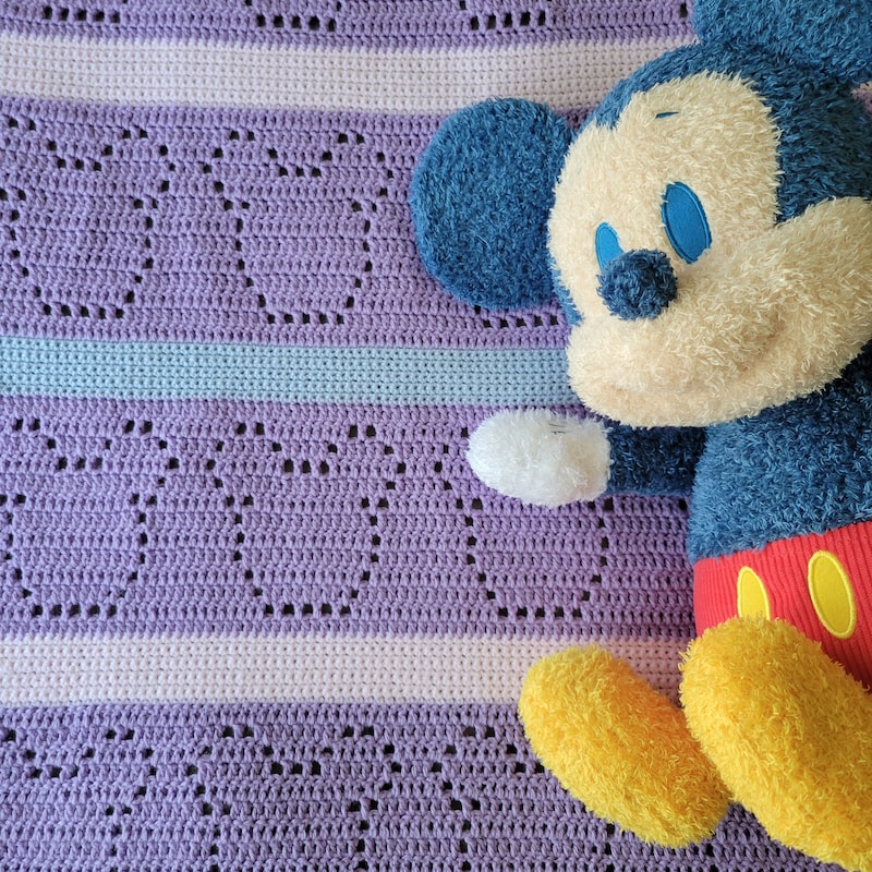 Mickey Mouse Granny Square - Etsy