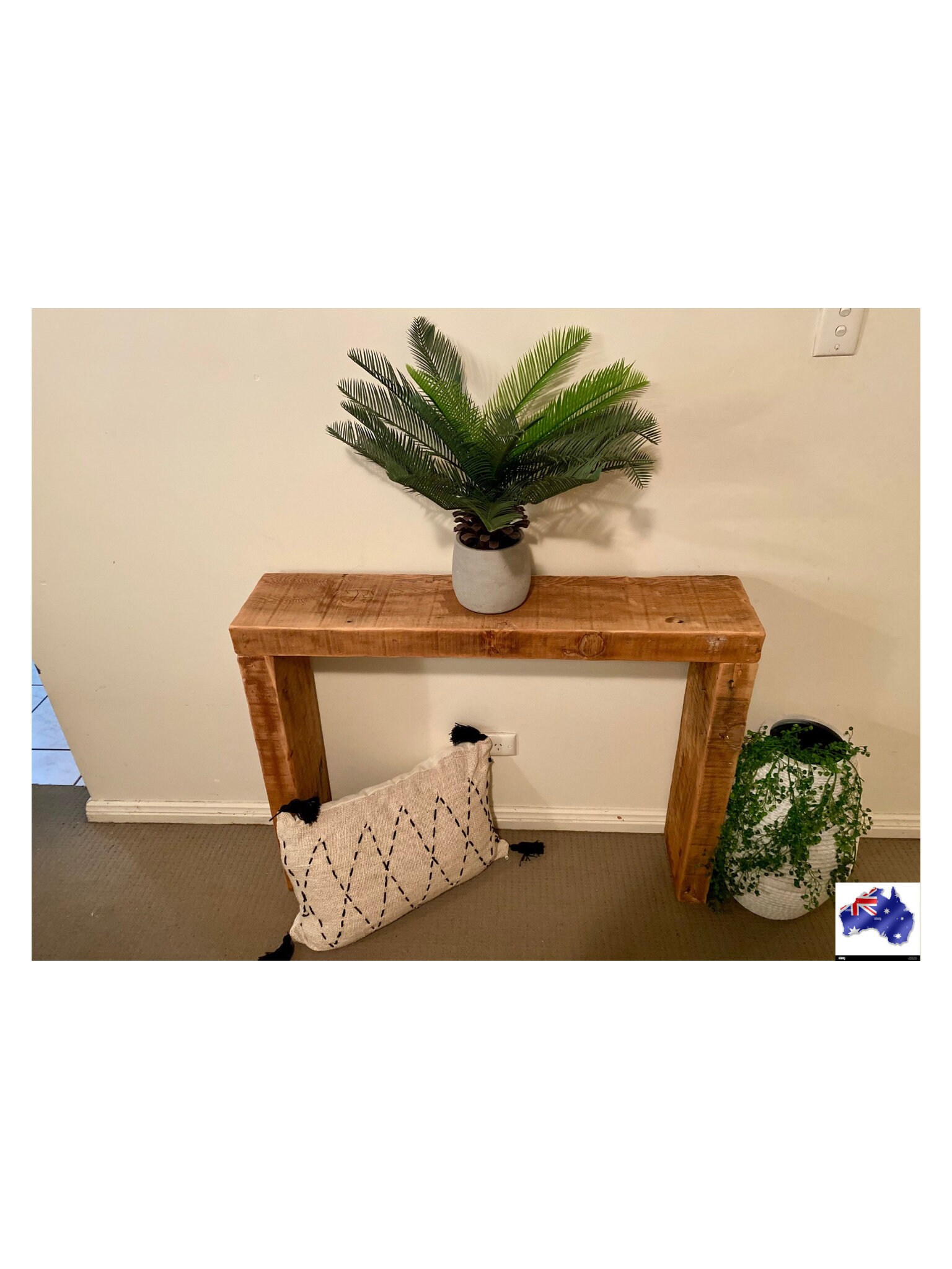 RUSTIC CHUNKY CONSOLE - Etsy