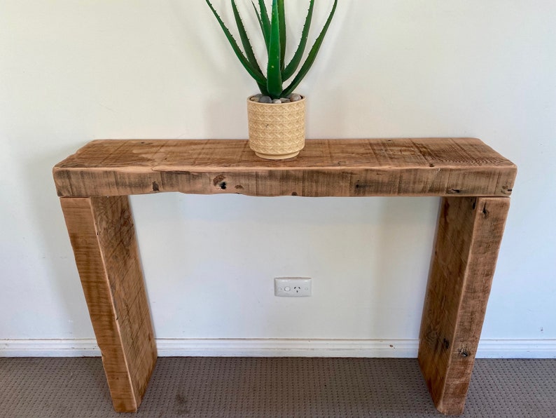 RUSTIC CHUNKY CONSOLE - Etsy