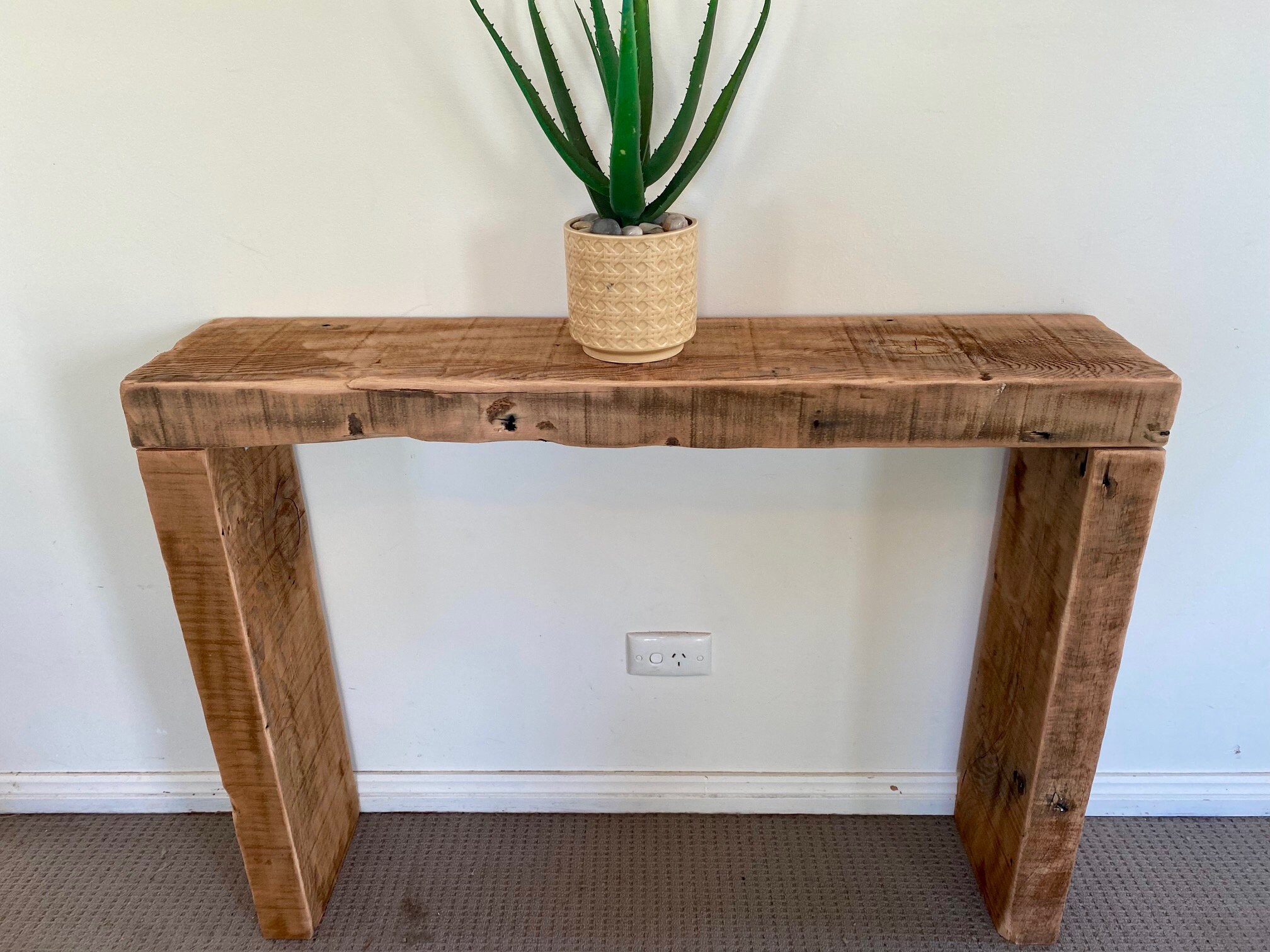 RUSTIC CHUNKY CONSOLE - Etsy