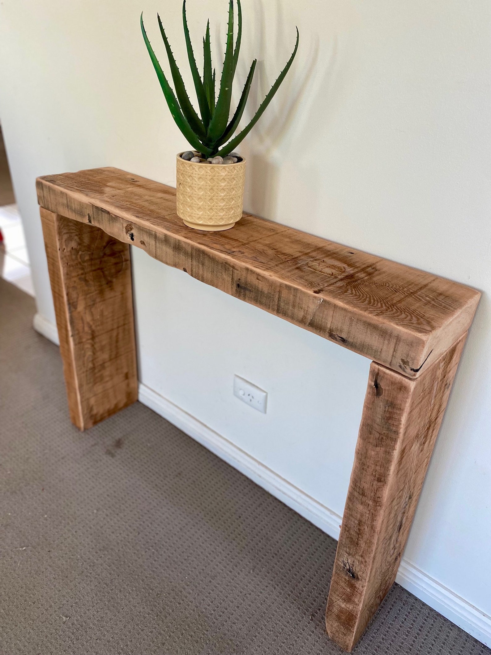 RUSTIC CHUNKY CONSOLE - Etsy