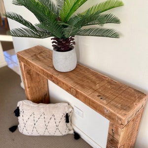 RUSTIC CHUNKY CONSOLE - Etsy