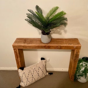 RUSTIC CHUNKY CONSOLE - Etsy