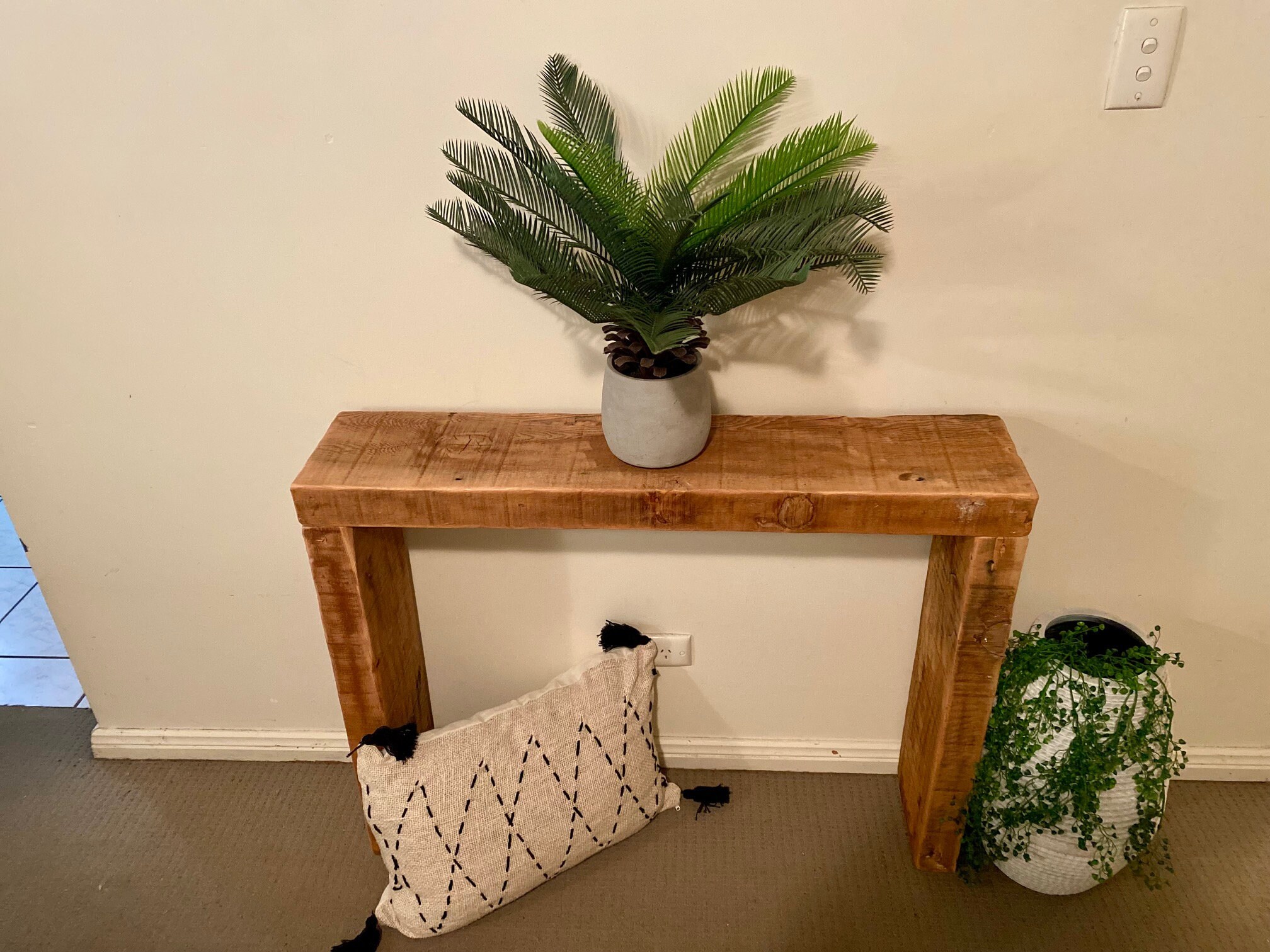 RUSTIC CHUNKY CONSOLE - Etsy