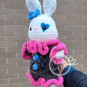 CUTE Handmade Crochet Jester Bunny and Cat Kitty Plush. Crochet ...