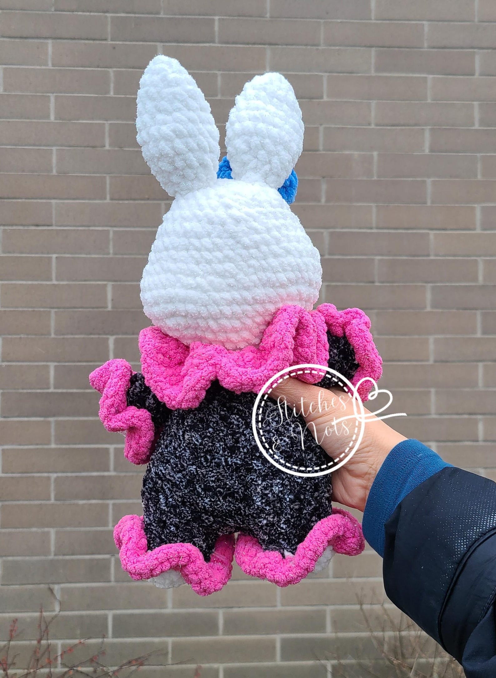CUTE Handmade Crochet Jester Bunny and Cat Kitty Plush. Crochet ...