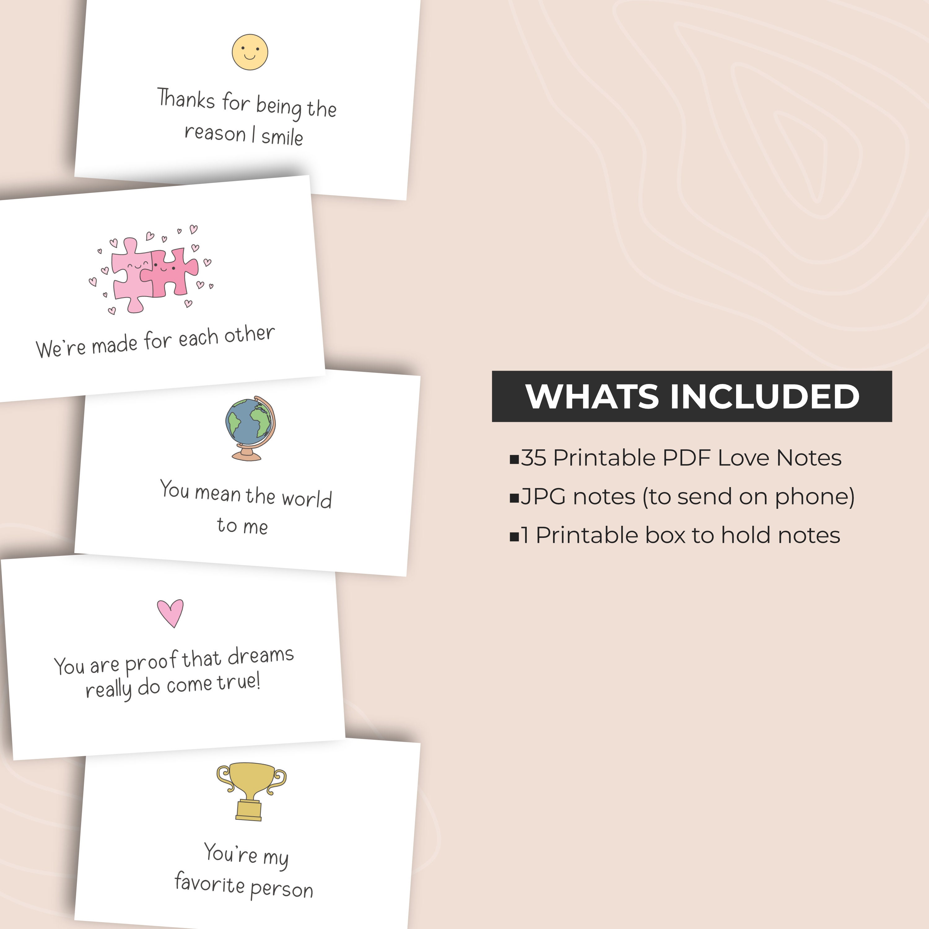 Love Notes Sweet as Sugar, Sweet Lunchbox Notes, Cheeky Messages for ...