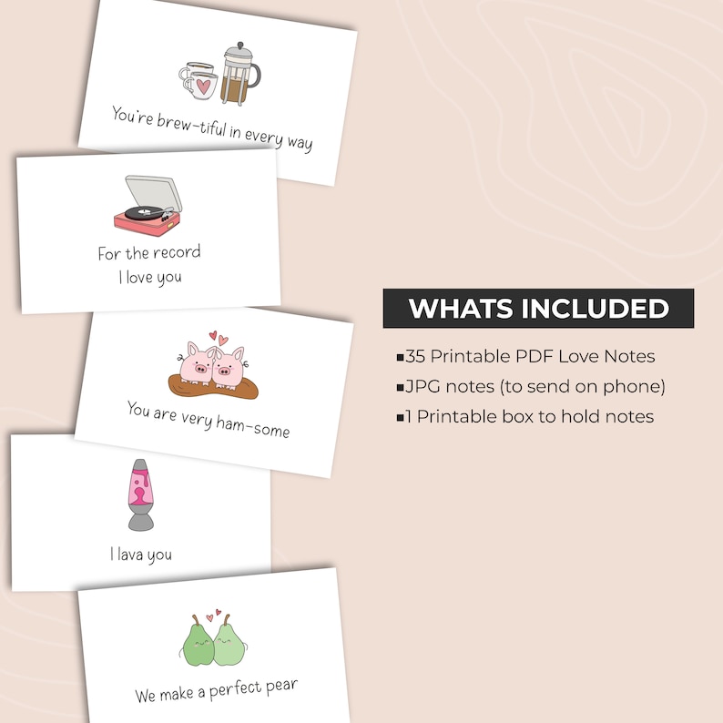 Love Notes - Pun Filled Delights, Sweet Lunchbox Notes, Cheeky Messages ...