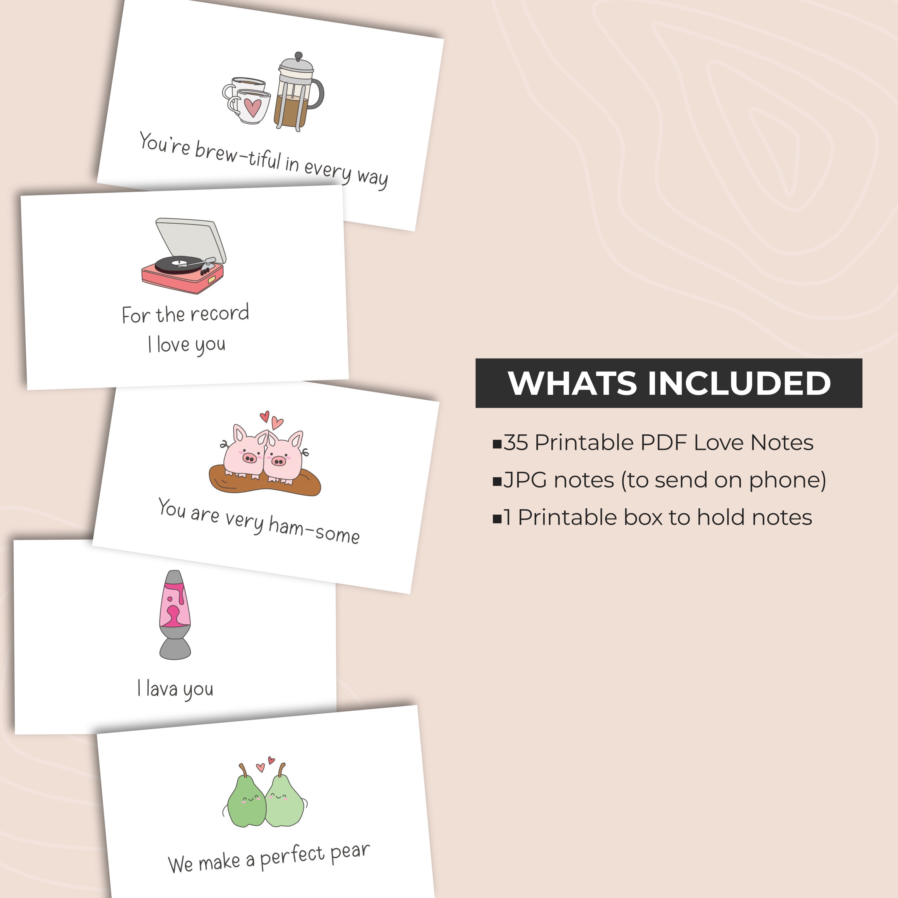 Love Notes Pun Filled Delights, Sweet Lunchbox Notes, Cheeky Messages ...