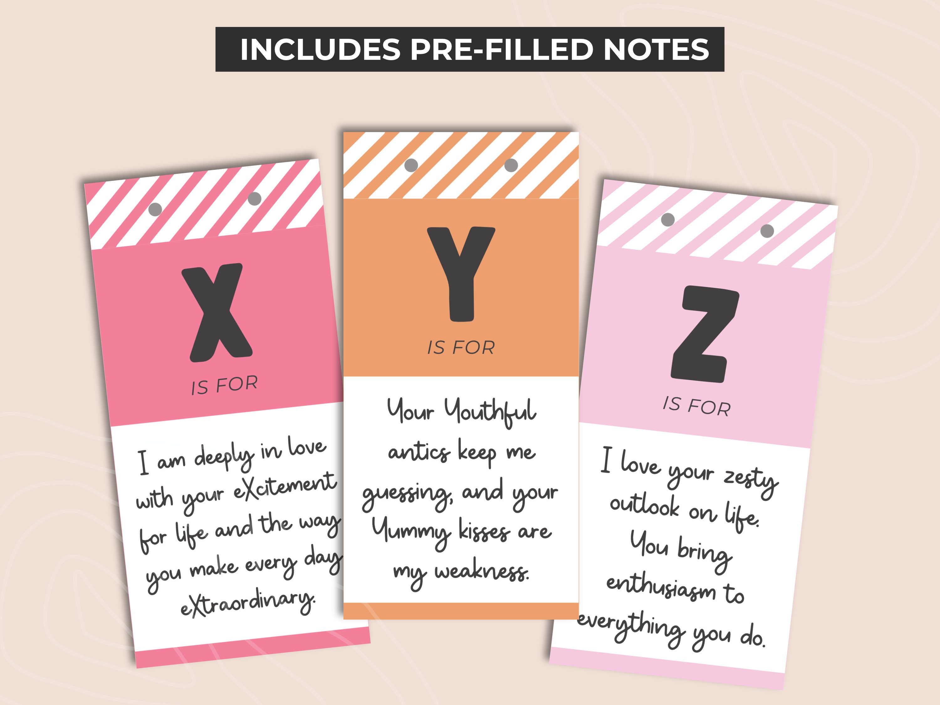 Reasons I Love You, DIY Love Notes for Boyfriend, Girlfriend, Husband ...