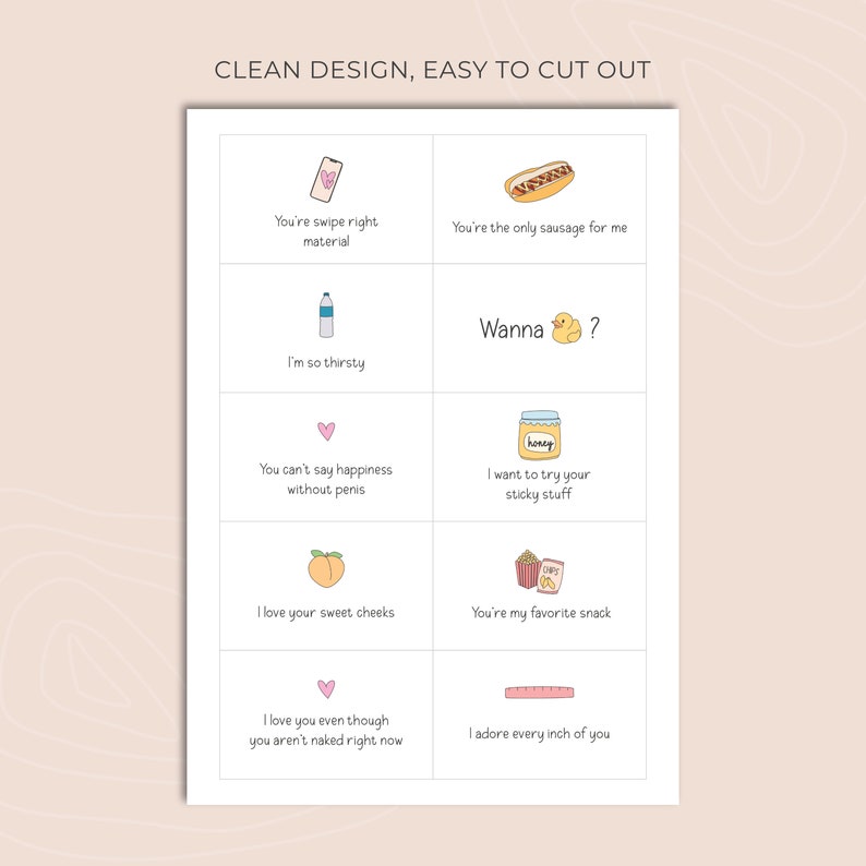 Love Notes - Feelin Spicy, Naughty Lunchbox Notes, Cheeky Messages for ...