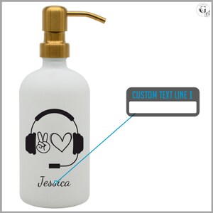 Custom 911 Dispatcher Glass Bottle Dispenser - Personalized Police ...