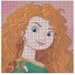 Princess Merida, Instant PDF Download, Full Coverage Cross Stitch ...