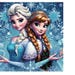 Snowflake Making Anna & Elsa, Instant PDF Download, Full Coverage Cross ...
