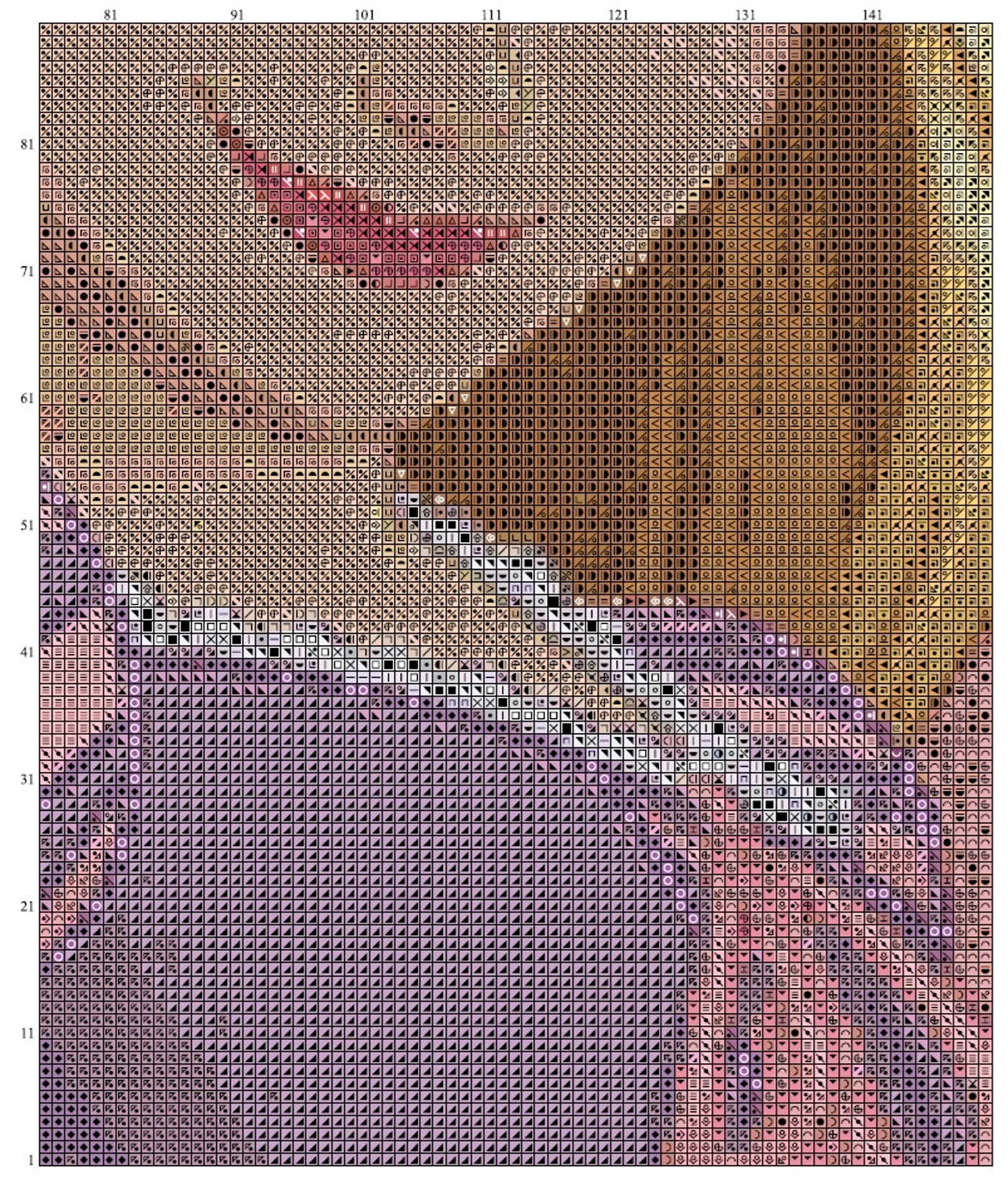 Princess Rapunzel Full Coverage Cross Stitch Pattern - Etsy