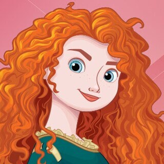 Princess Merida, Instant PDF Download, Full Coverage Cross Stitch ...