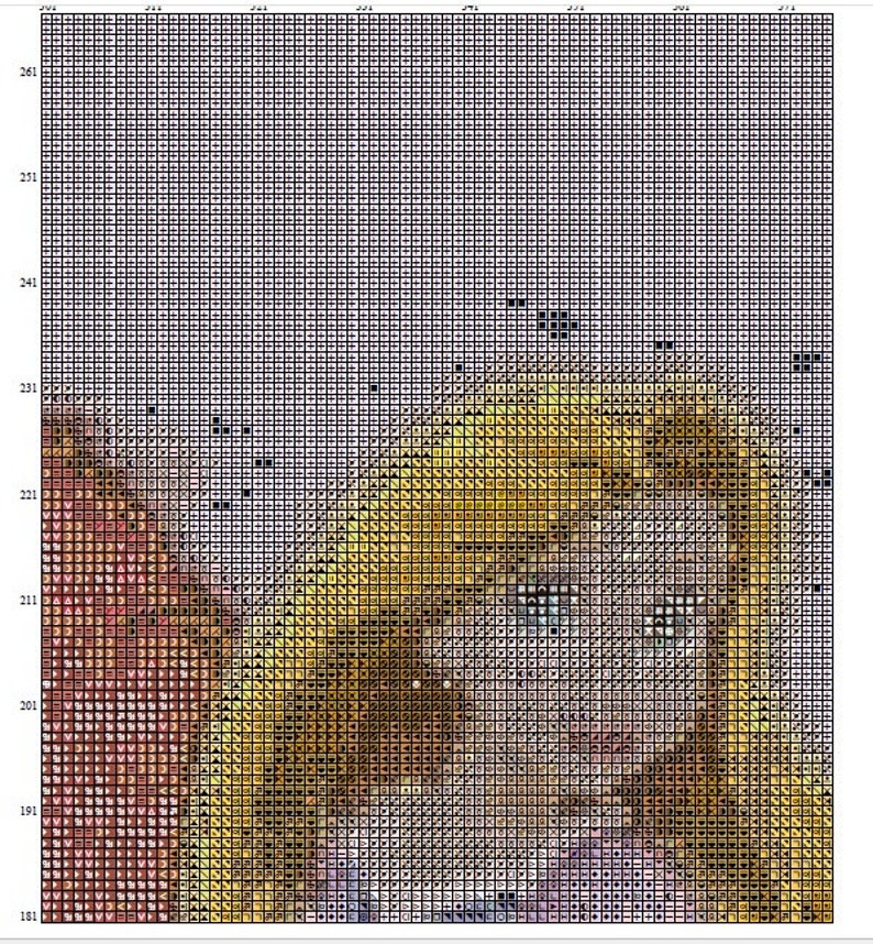 11 Princesses Cross Stitch Pattern Full Coverage - Etsy