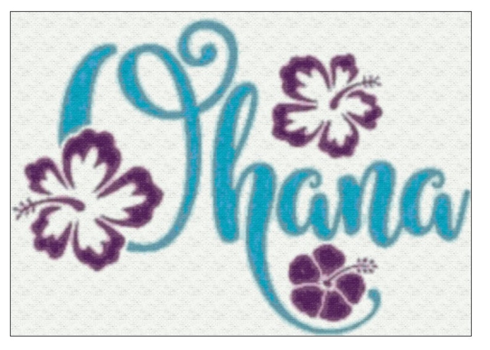 Ohana Cross Stitch Pattern Full Coverage - Etsy