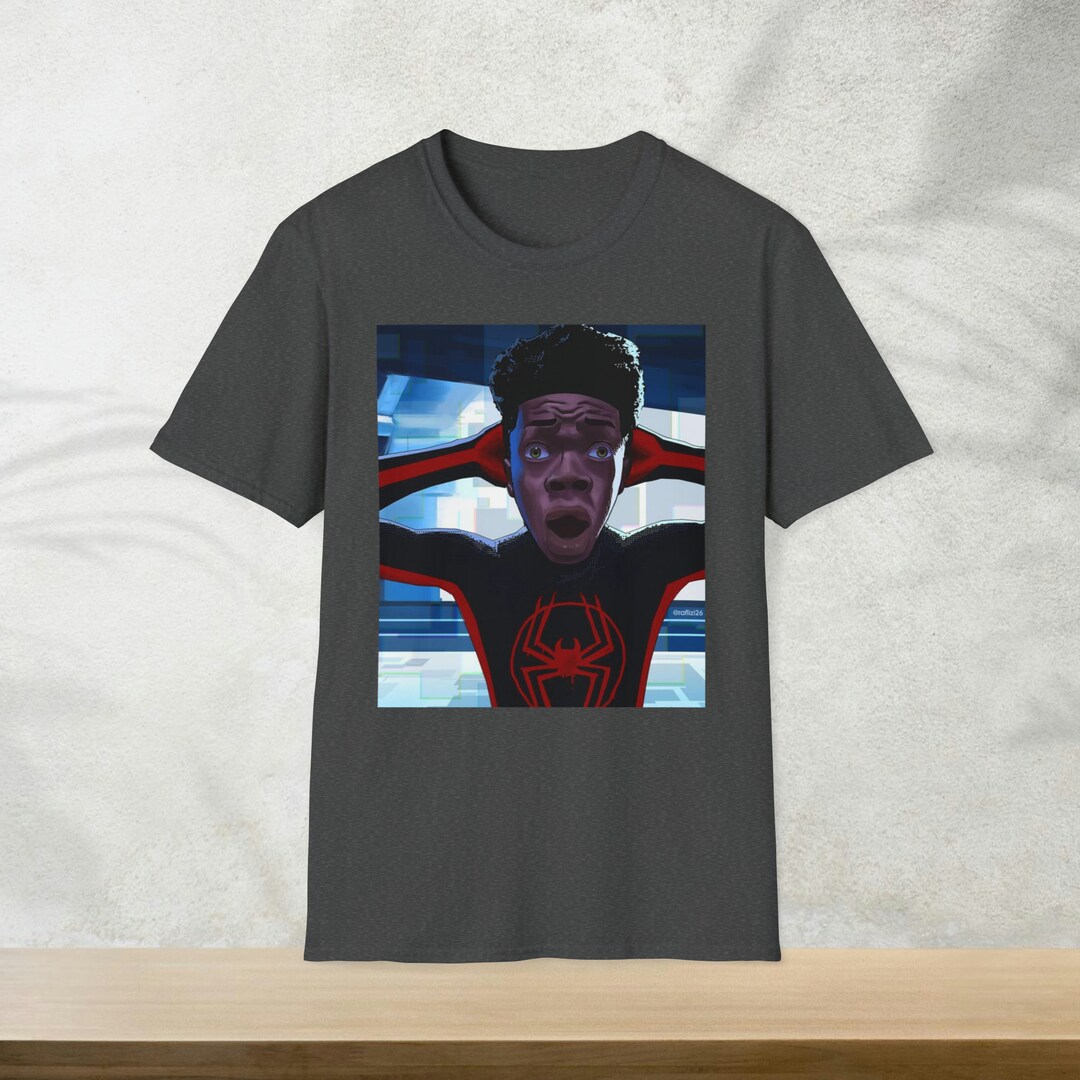 Spider Man: Miles Morales Shocked Meme T-shirt Quality Grade - Etsy