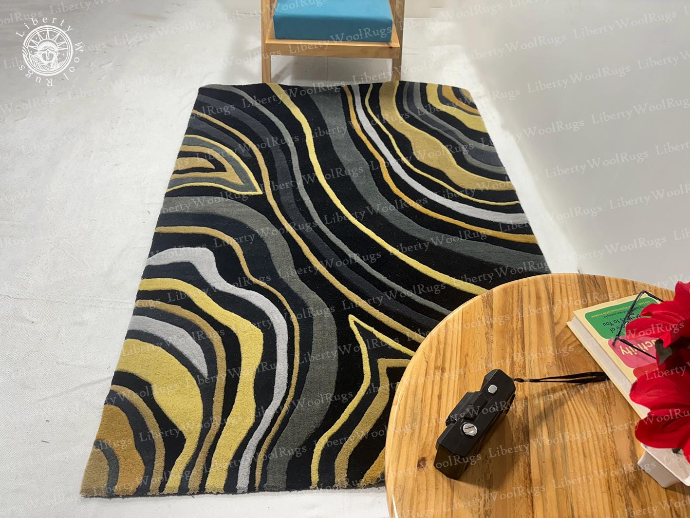 Hand Tufted - Modern Aesthetics Woolen Area Rug | Handmade Carpet ...