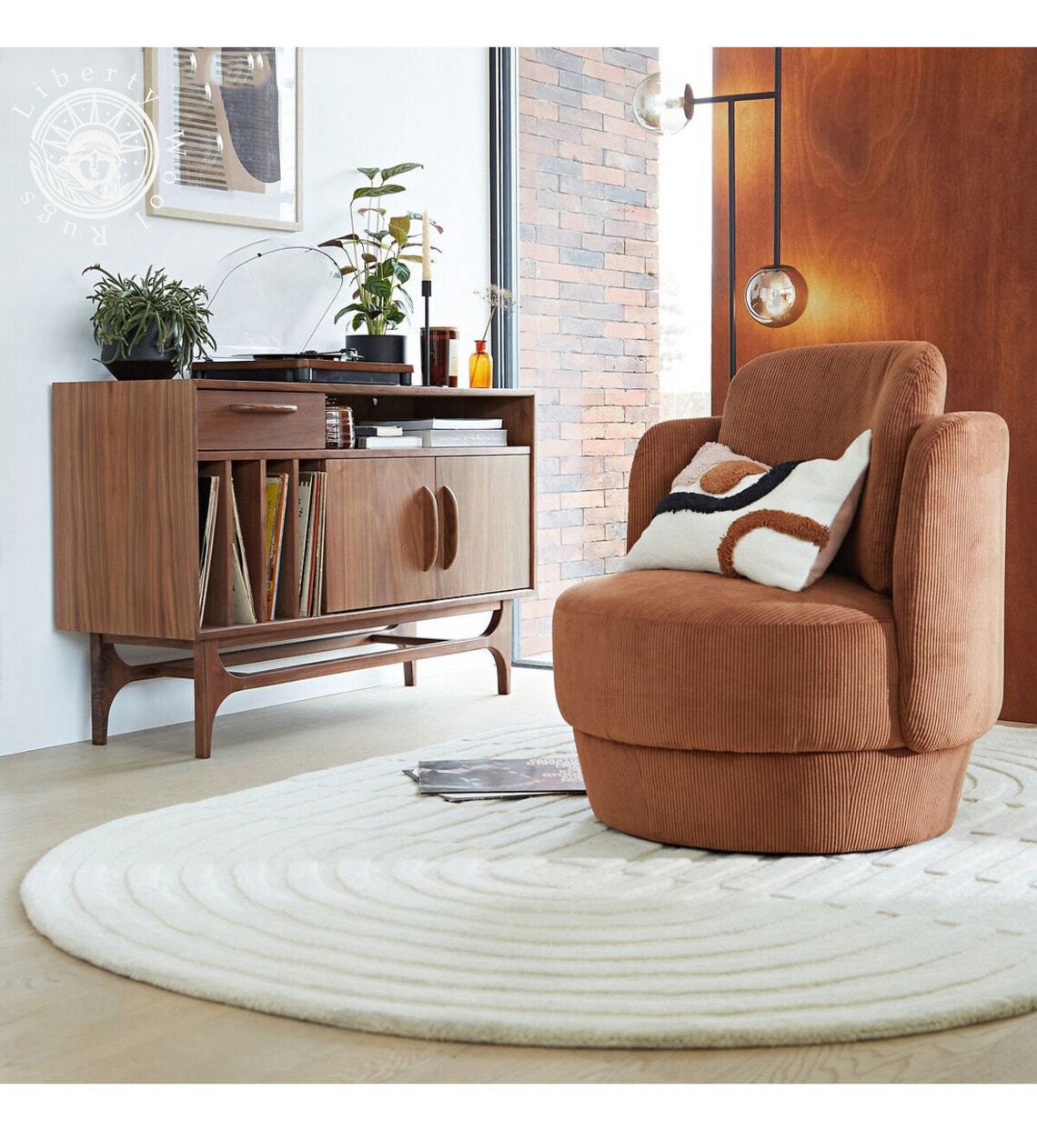 Hand Tufted Malko Blue, Custom Wool Area Rug/carpet for Bedroom ...