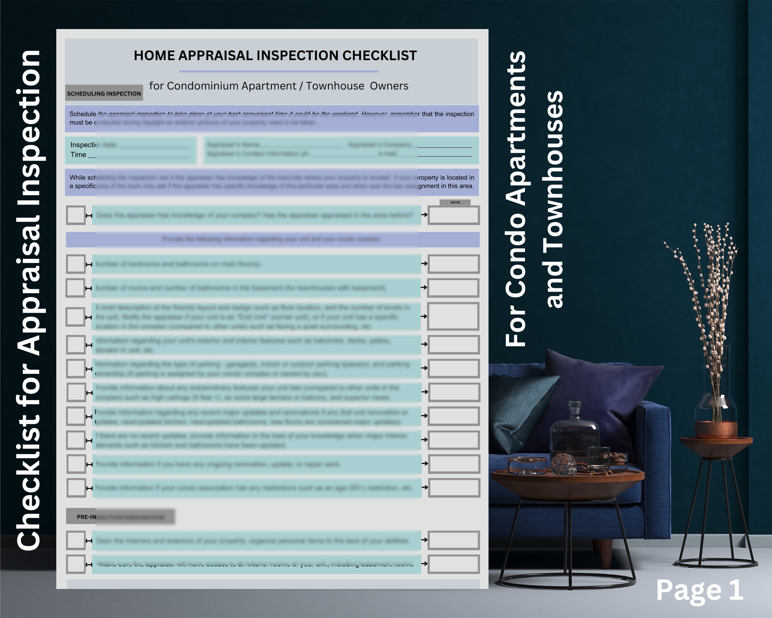 Informational Checklist for Home Appraisal Inspection | Condo ...