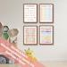 Bright Months of the Year Poster- A1/A2/A3/A4 Educational Wall Art ...