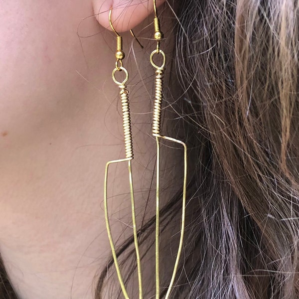 Wire Wrap Earrings - Etsy