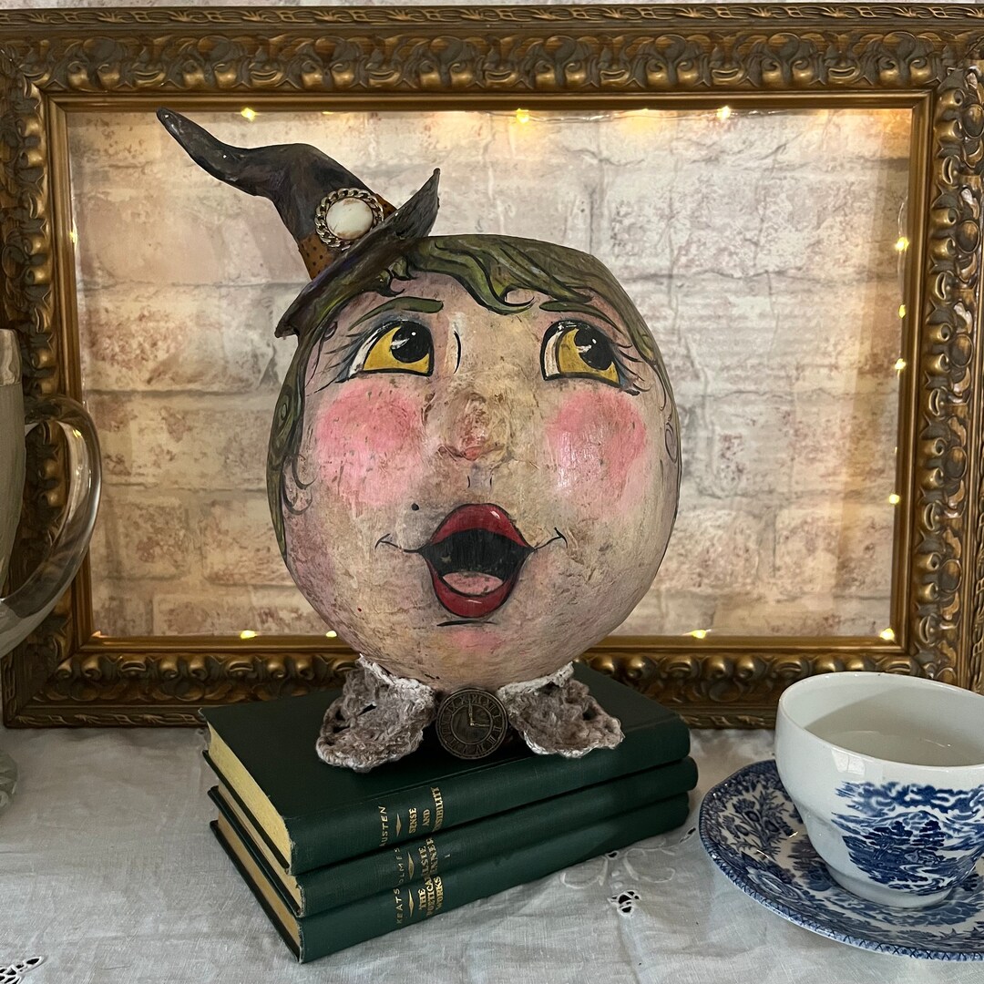 Clover: Witch Papier-mâché Halloween Candy Bowl Large - Etsy