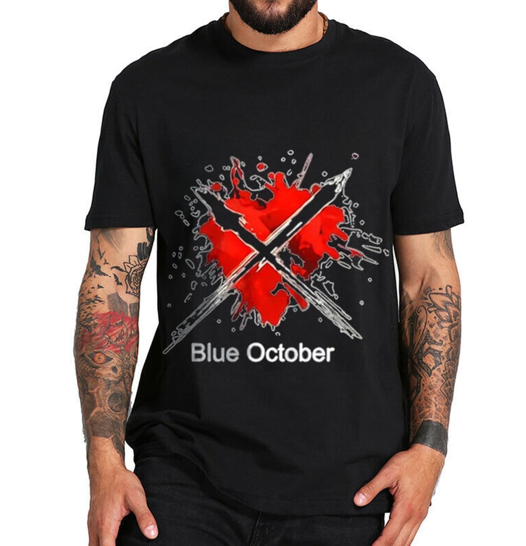 Signature Blue October Band T-shirt Blue October Tour 2023 - Etsy