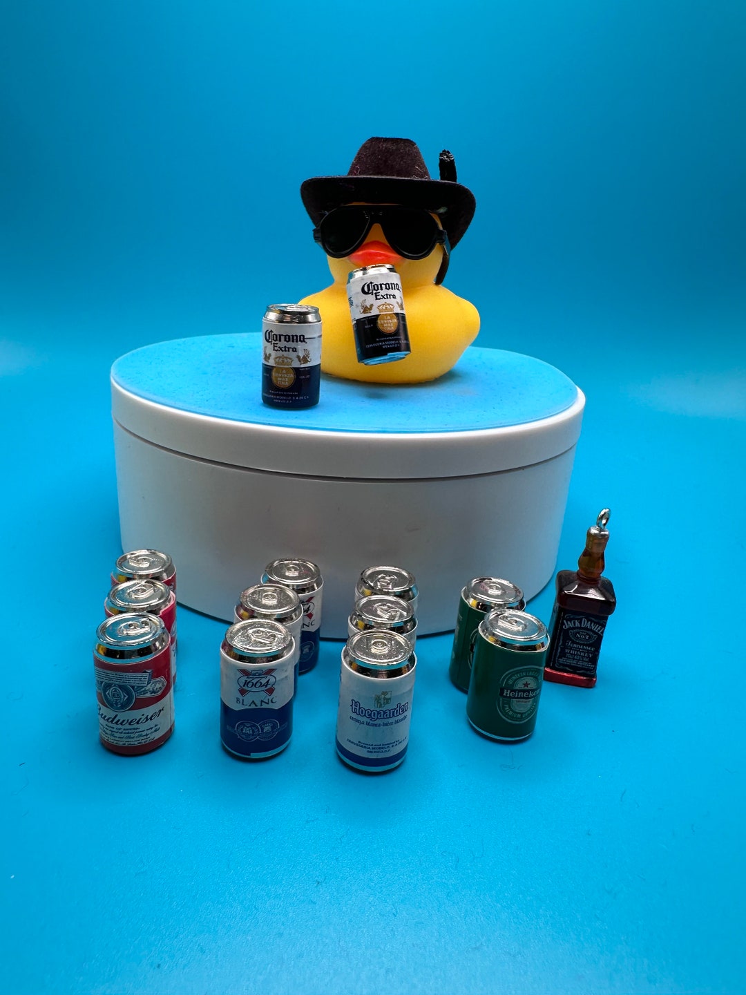 Drinking Buddy, Beer Duck, Rubber Ducks, Unique and One of a Kind! - Etsy