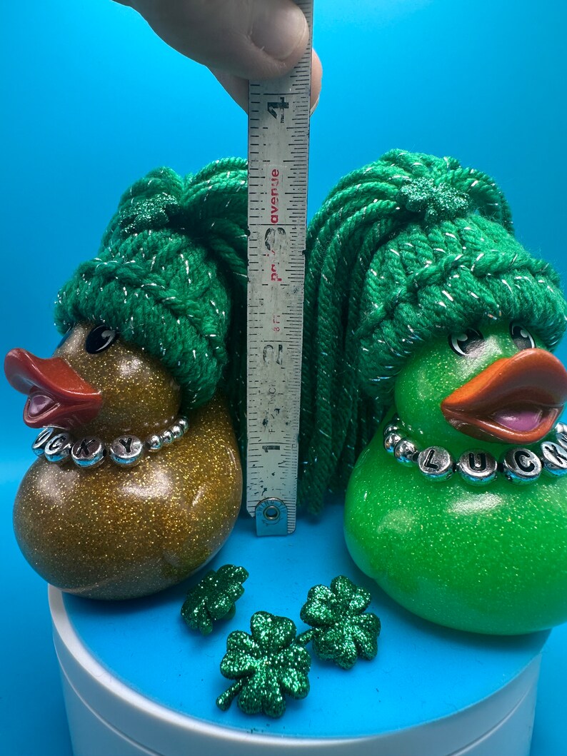 St Patricks Day Ducks, Unique and One of a Kind, Rubber Ducks. Your ...