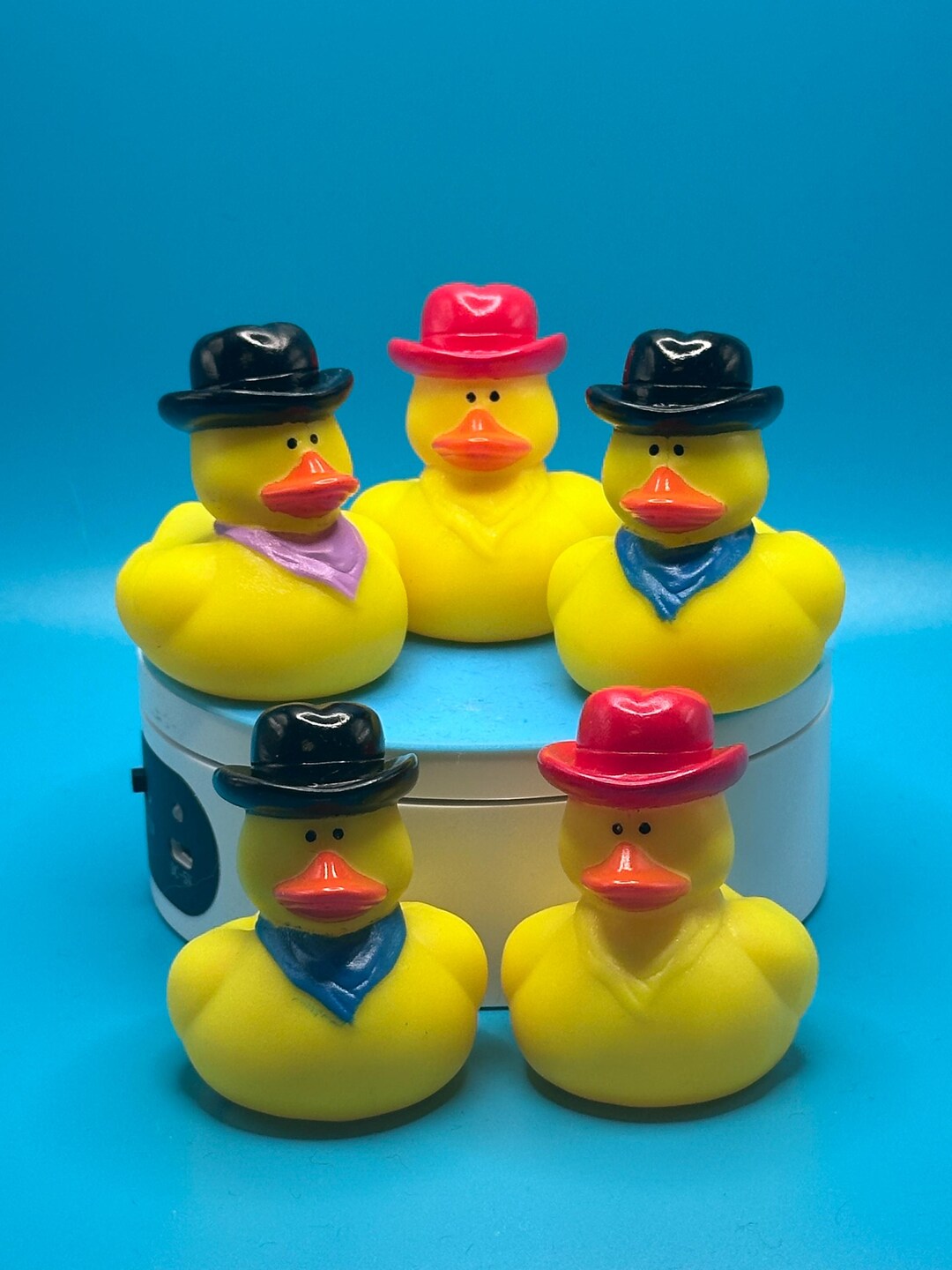 Cowboy Ducks, 5 Cowboy Rubber Ducks, Bundled Ducks, Cruising Ducks ...