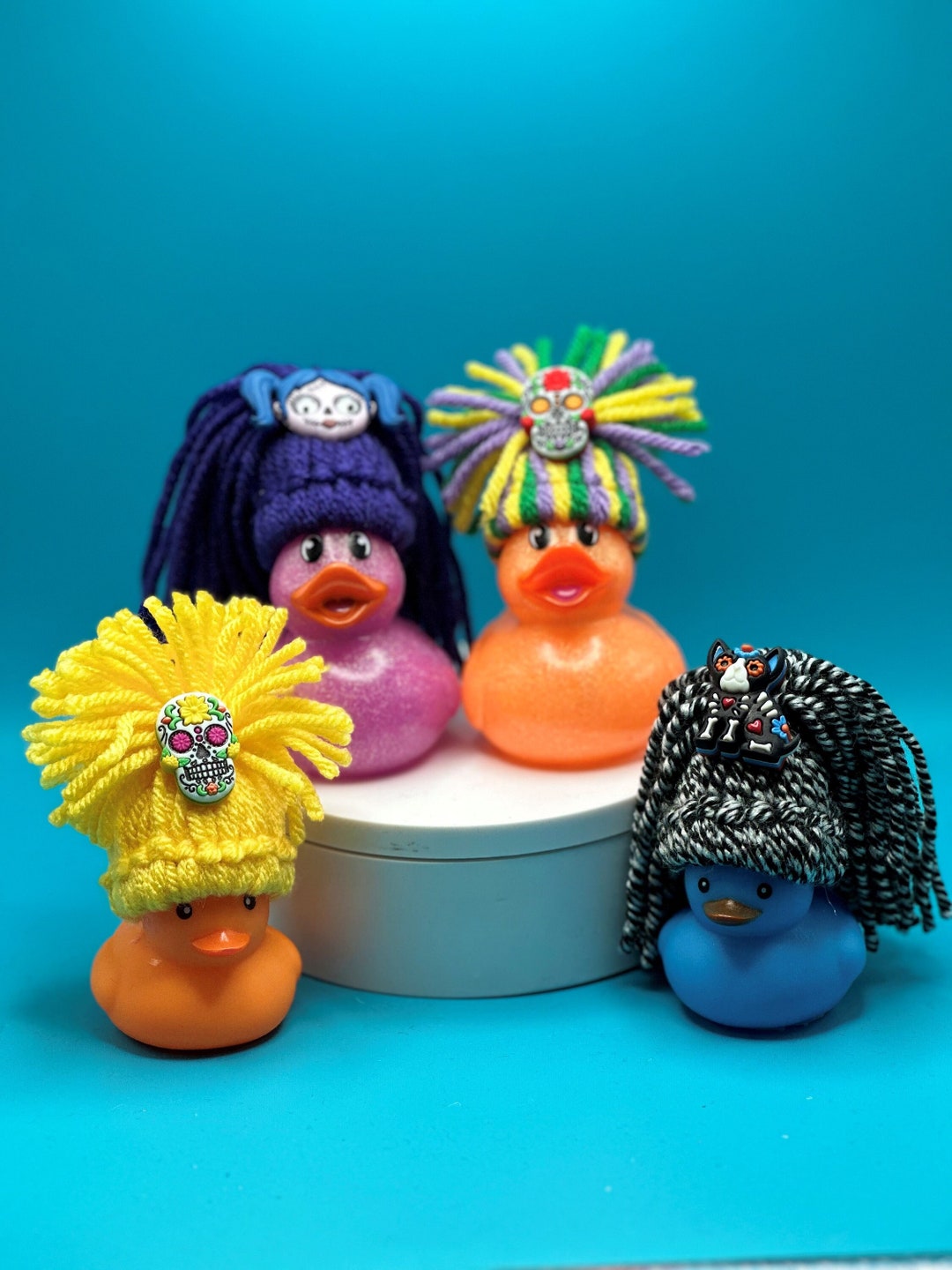 RUBBER DUCKS, Skull Ducks, Unique and One of a Kind, No Two Alike! - Etsy