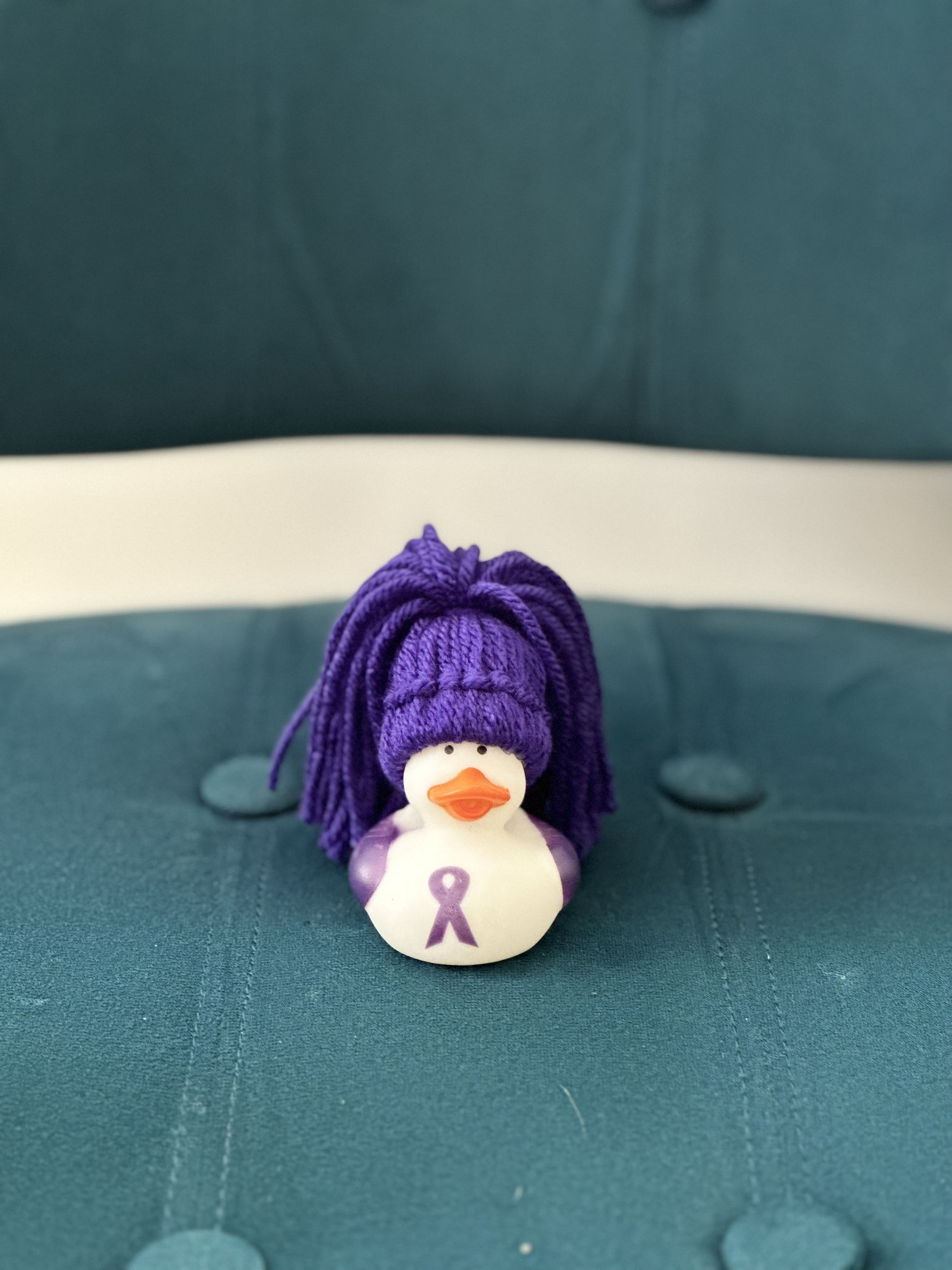 Awareness Ribbons Pink and Purple Ducks for Someone Special - Etsy